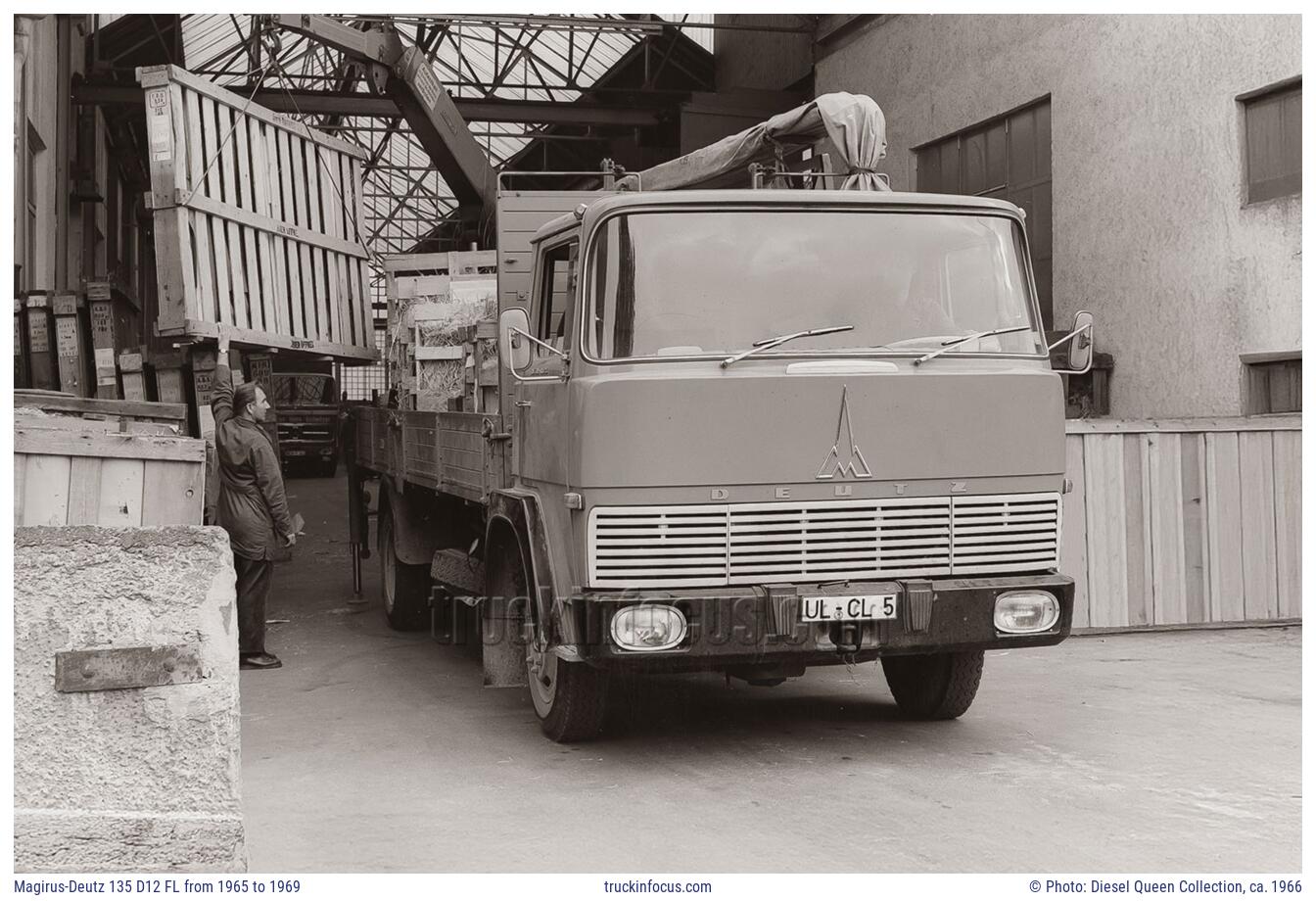 Magirus-Deutz 135 D12 FL from 1965 to 1969 :: truckinfocus.com
